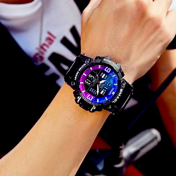 Accessories | New Sport Style Mendigital Watch Shockwatches Dual ...